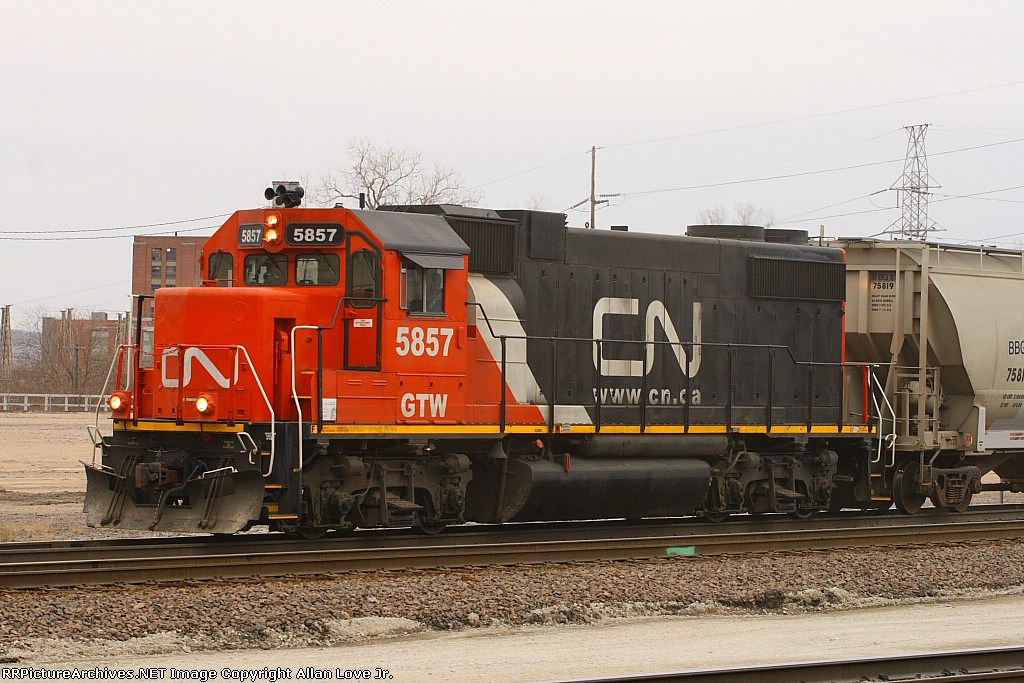 CN/GTW 5857 west